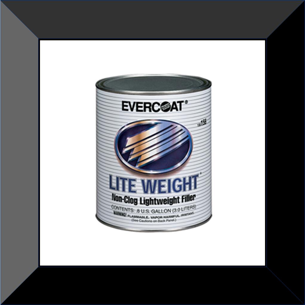 FBE-157 FIBERGLASS EVERCOAT Lite Weight® Body Filler QUART W/1oz Hardner