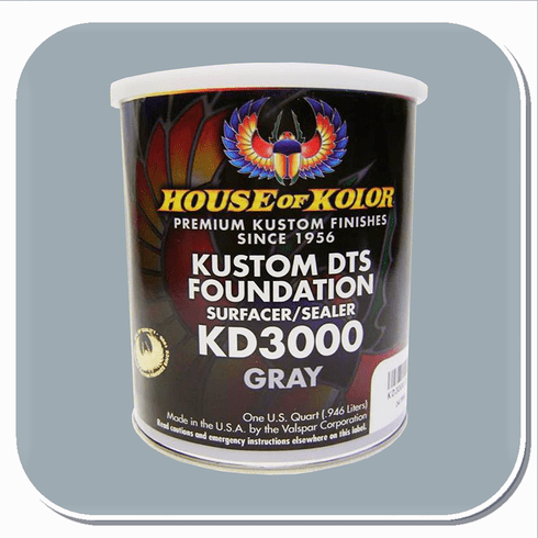 HOC-KD3000-Q01 KUSTOM DTS FOUNDATION SURFACER/SEALER - Gray Quart