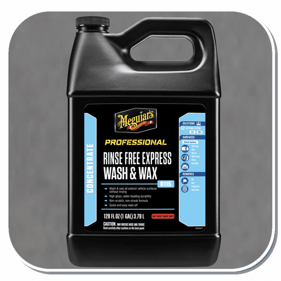 MEG-D11501 Meguiar's Rinse Free Express Wash & Waz Gallon