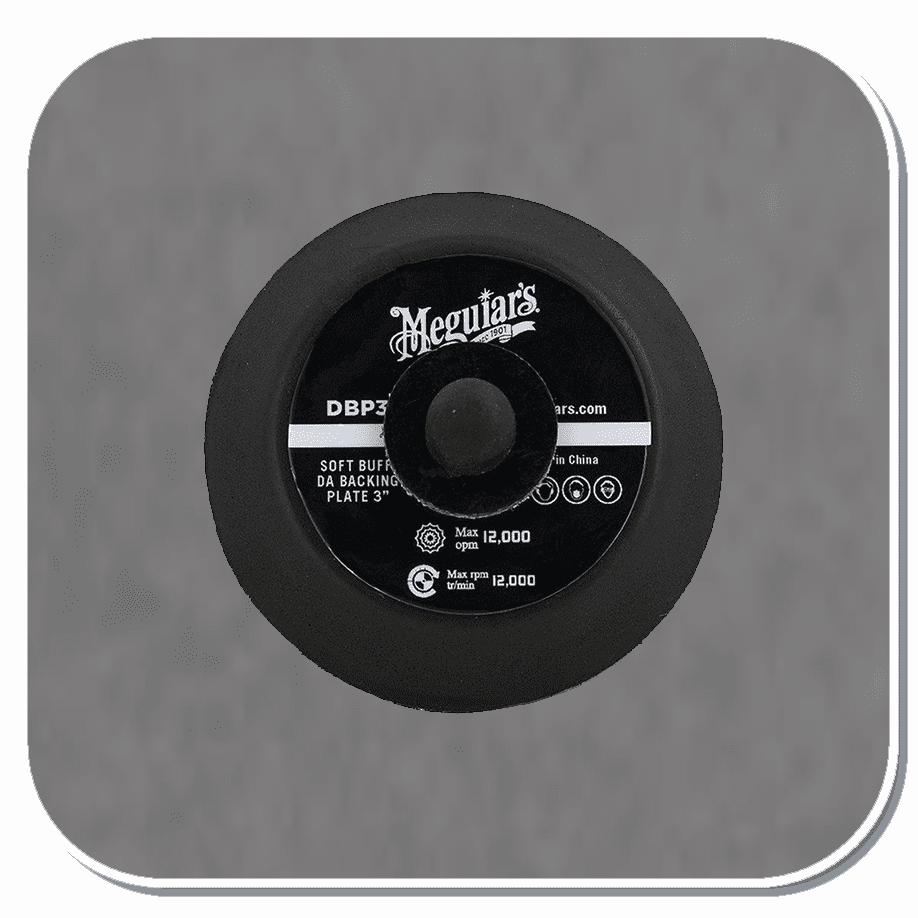 MEG-DBP3 Meguiar's 3in Micro Hook & Loop Soft Buff DA Backing Pad