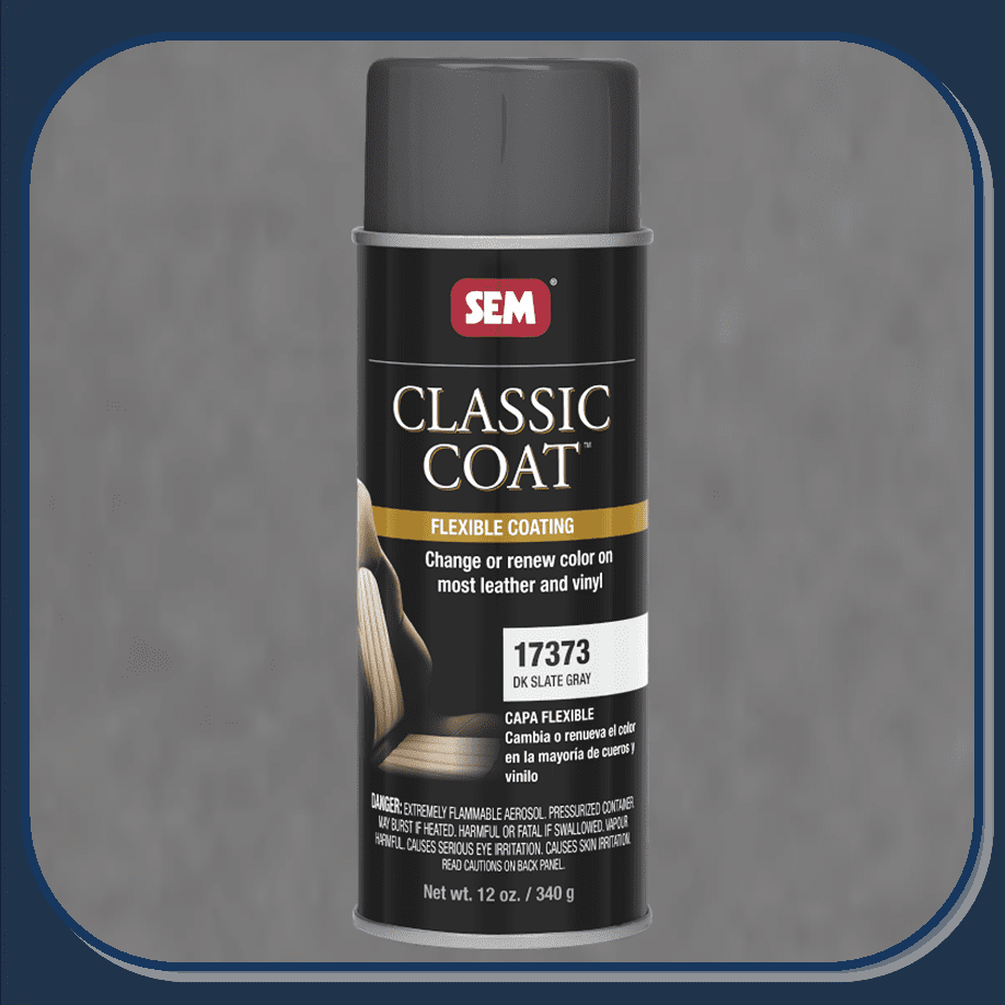 SEM-17373 Chrysler Dark Slate Gray Classic Coat Leather & Vinyl 12oz ...