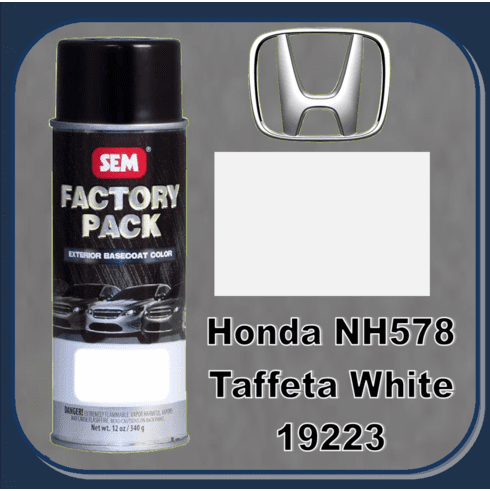 SEM-19223 SEM Factory Pack Basecoat Honda Paint Code NH578 "TAFFETA ...