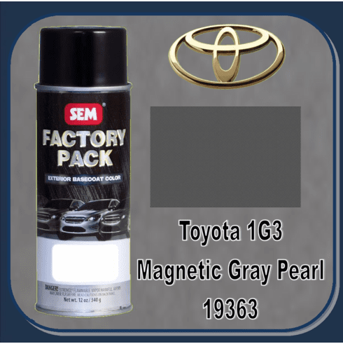 SEM-19363 SEM Factory Pack Basecoat Toyota Paint Code 1G3 "MAGNETIC ...