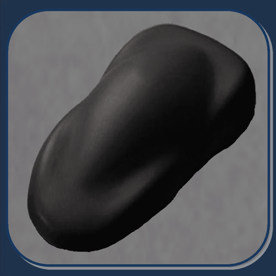 SEM-HR010 SEM PRODUCTS HOT ROD BLACK Flat Paint KIT Quart