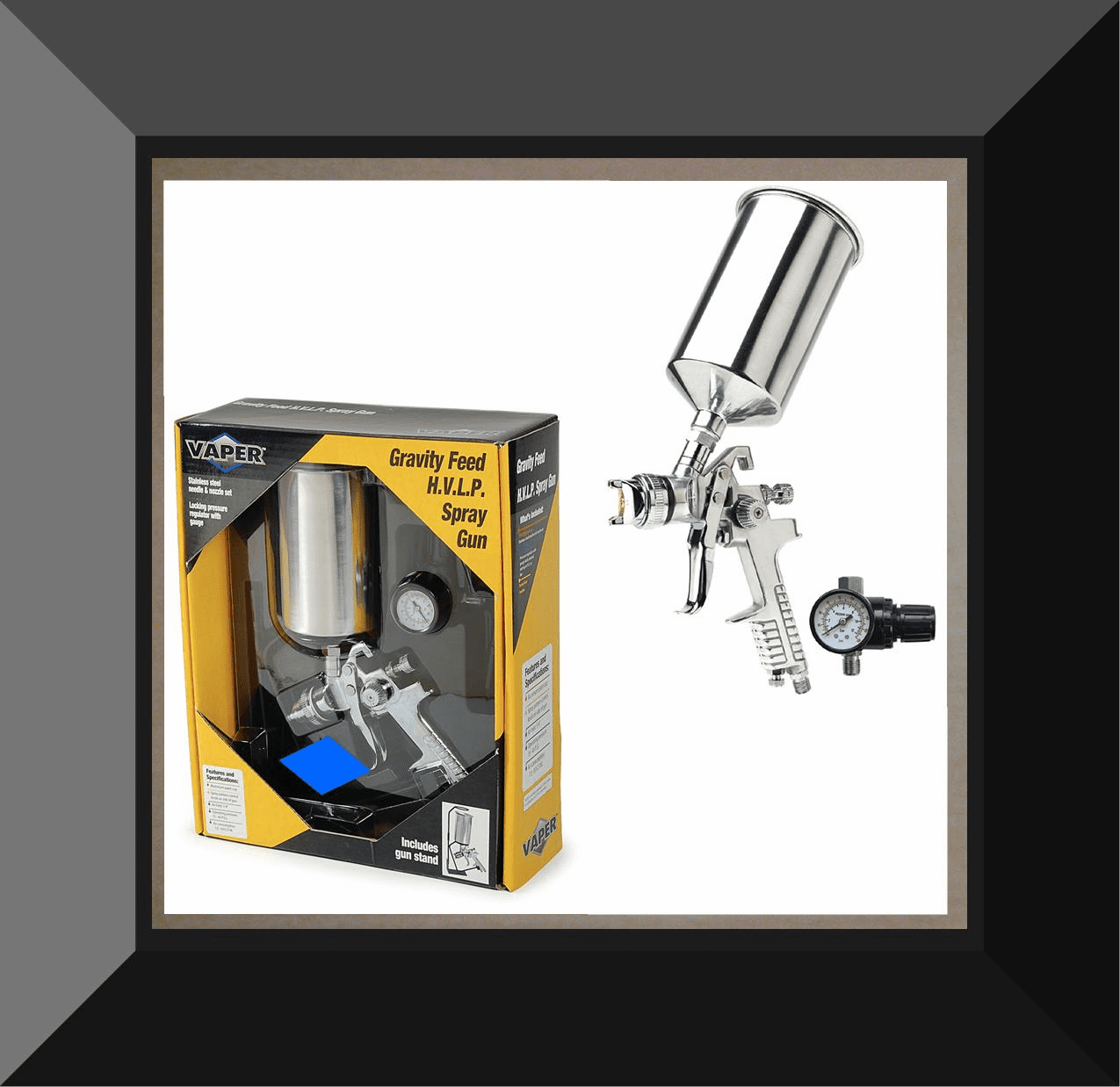 HVLP GRAVITY GUNS AND MULTIPLE GUN KITS