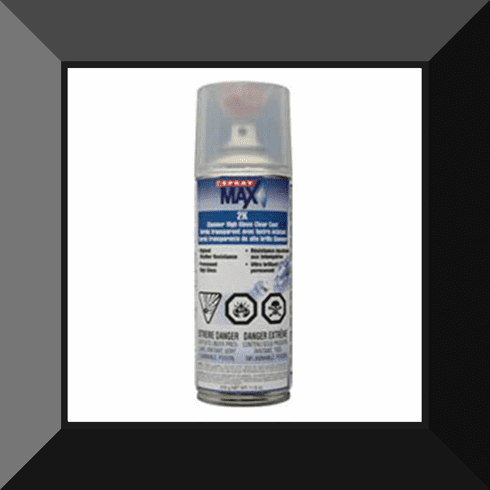 USC-3680061 "SPRAYMAX" 2K Urethane Clear Coat Aerosol.