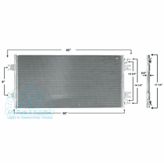 TruckerAC - Condenser - International / Navistar
