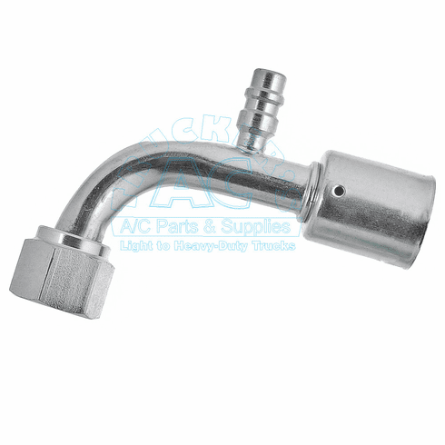 A/C Fitting #10 - Steel Beadlock - Goodyear/Parker Std.