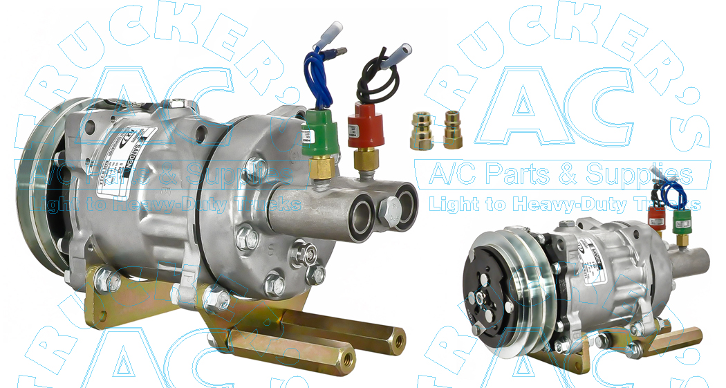 A6 to Sanden Compressor Conversion Kit 12V