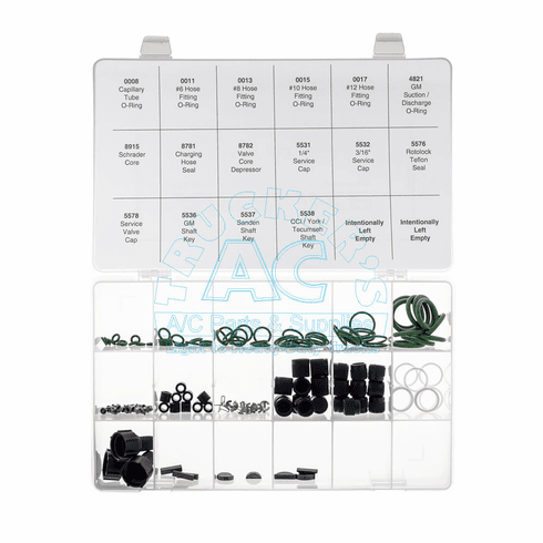 Master O'Ring Service Kit R12 / R134a Compatible