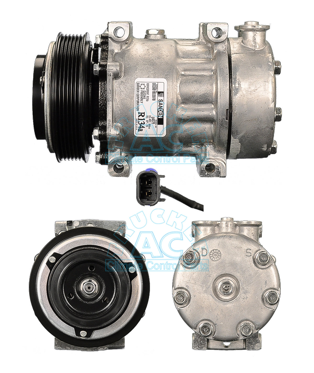 SANDEN 4376, 5362 Kenworth Peterbilt F69-6003-122