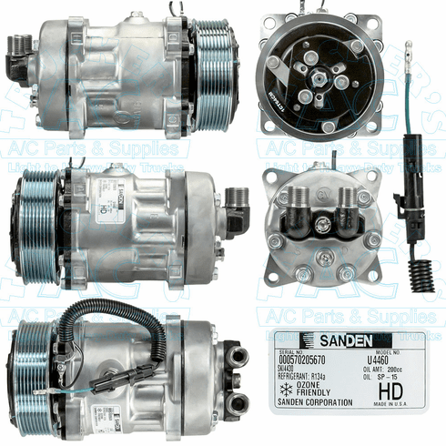 SANDEN 4453 Multi Fit Applications 22-59342-000 75R-81382