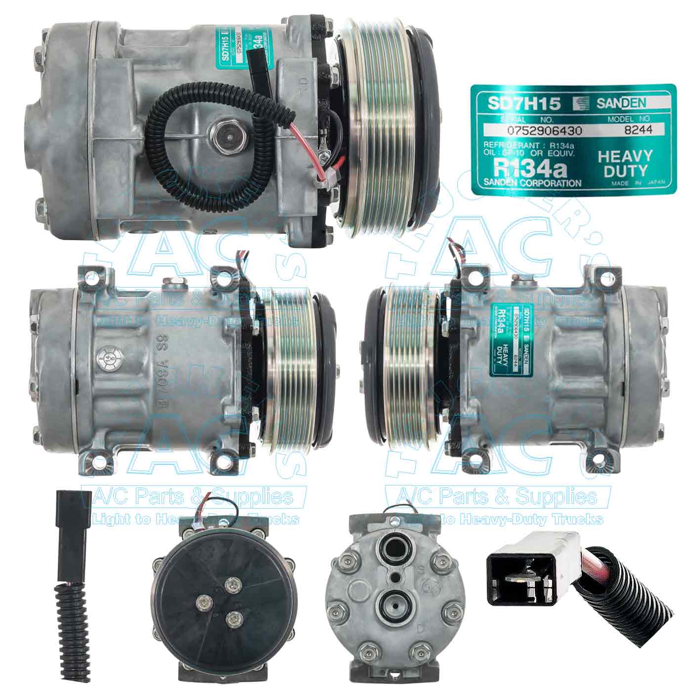 Sanden SD7H15 Compressor OEM# 4281803M1