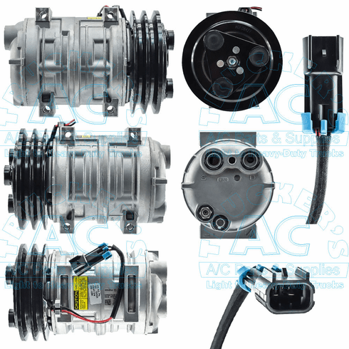 Seltec Valeo A/C Compressor w/ clutch - OEM#103-56393 - Multi-Fit - 03-3856