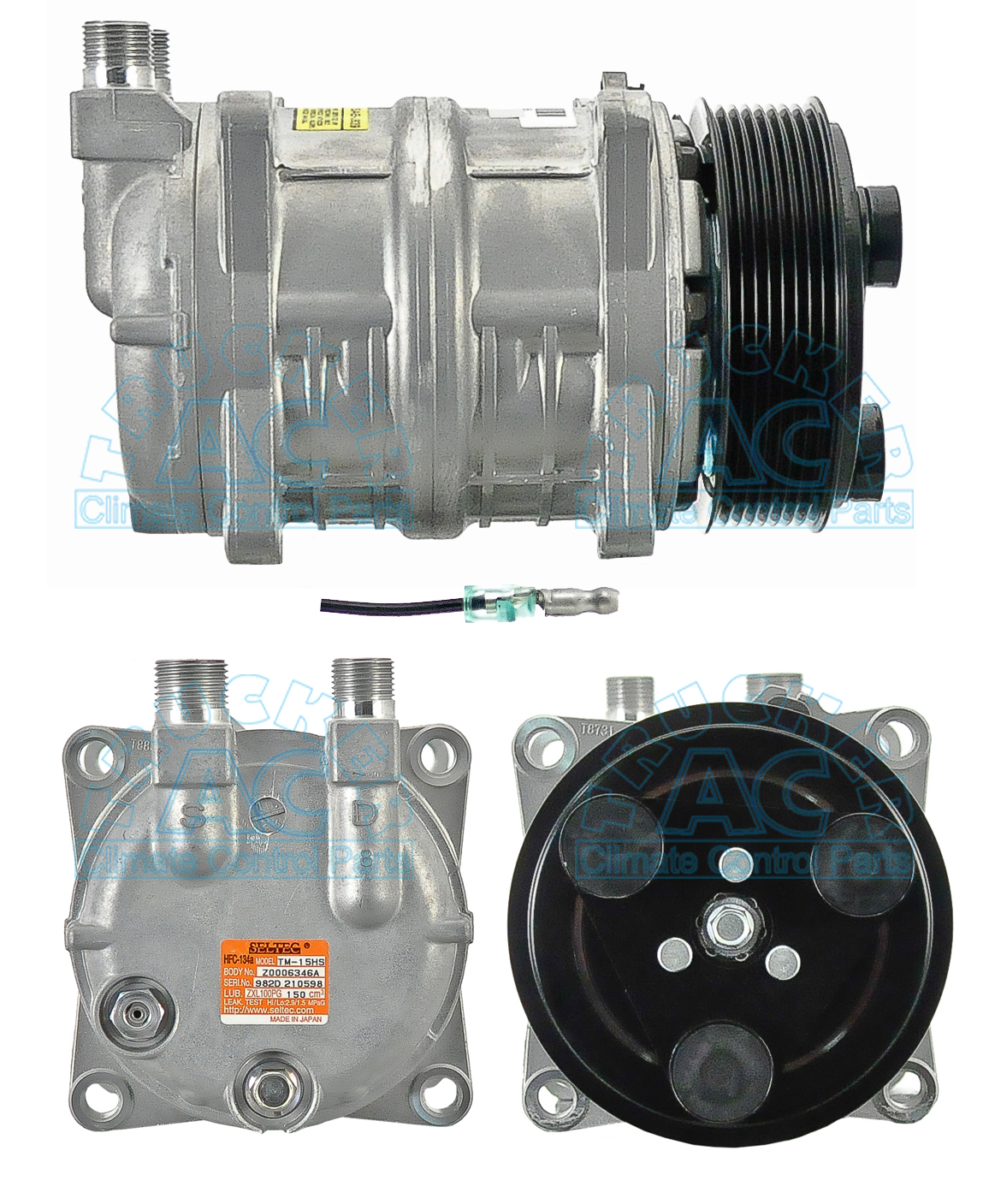 Seltec Valeo (R134a) Compressor 488-43051 488-45121