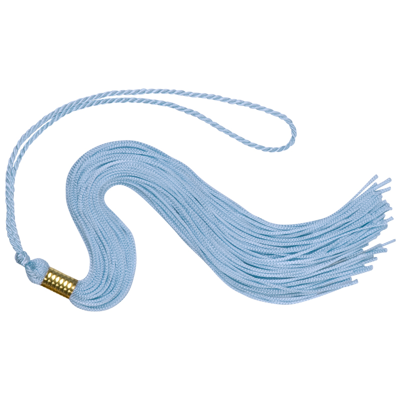 Baby blue graduation tassel