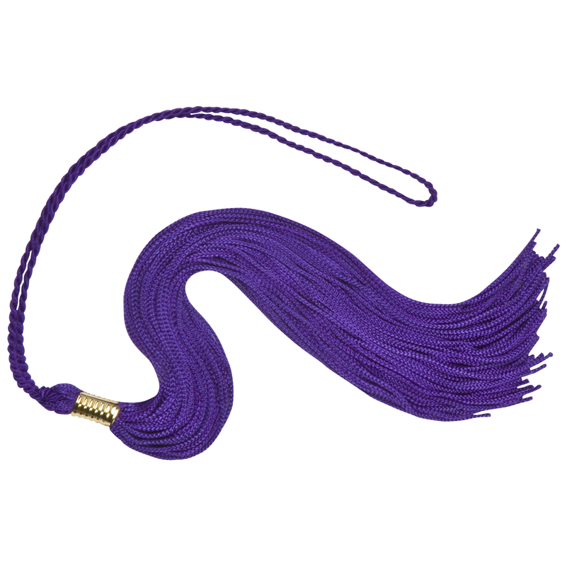 Purple graduation tassel