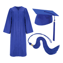 Cap Gown and Tassel Sets Matte Finish