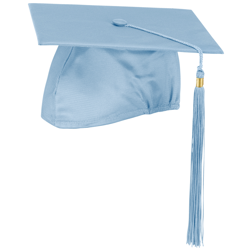 Sky Blue Cap and Tassel Matte Finish