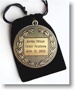 Valedictorian Medallion with Neck Ribbon