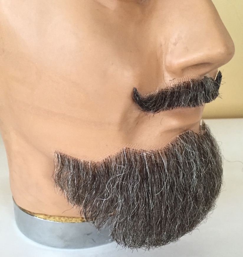 Five Point Goatee with Wingtip - Glue On - FAKE BEARDS MUSTACHES BEARD ...