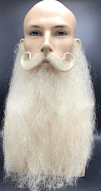 Fake Beard Set - Long Jumbo Wingtip - Glue On - FAKE BEARDS MUSTACHES ...