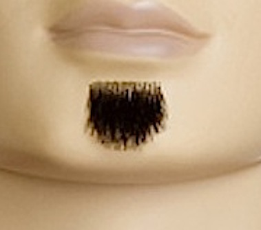 Chin Soul Patch - 100% Human Hair - Glue On - FAKE BEARDS MUSTACHES ...