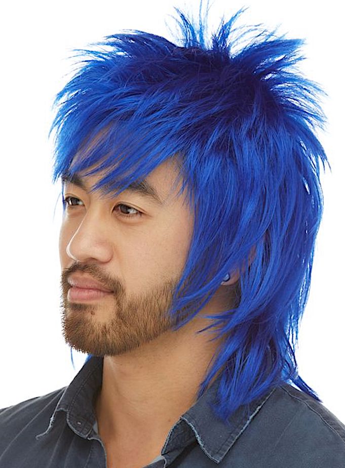 British Rock Star Wig - Asst Colors - THEATRICAL WIGS MEN'S COSTUME ...
