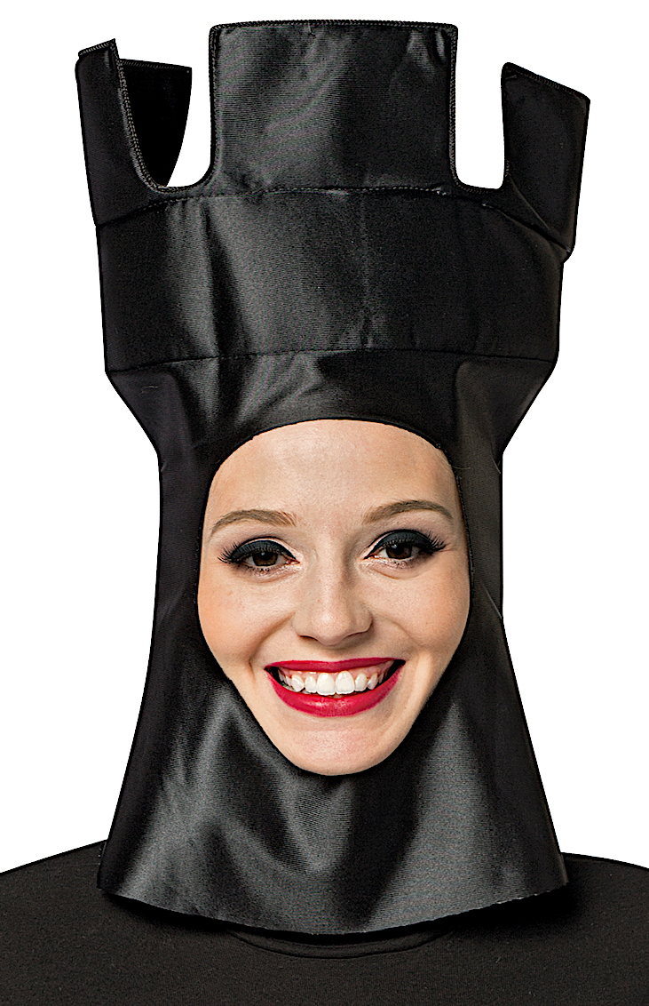 Chess Piece Hat - Chess Rook Headpiece - NOVELTY HATS WITCH HATS