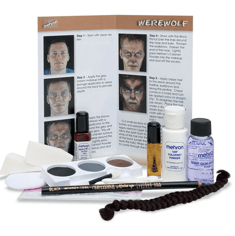 Cream Makeup Kit - Werewolf / Wolf Kit - MAKEUP KITS CHARACTER MAKEUP KITS