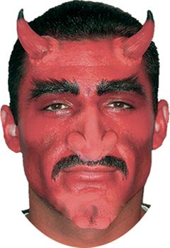 Devil Face - Glue On - Complete Kit - FULL FACE CHARACTER PROSTHETICS
