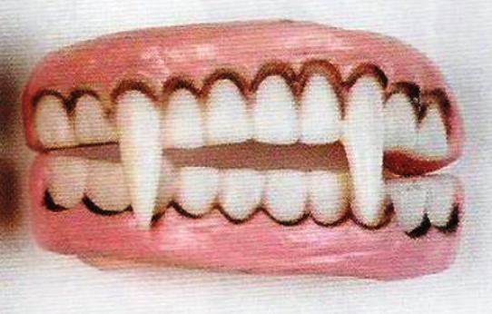 Tooth Veneers - Economy Vampire - Full Set - PROSTHETIC TEETH FAKE ...
