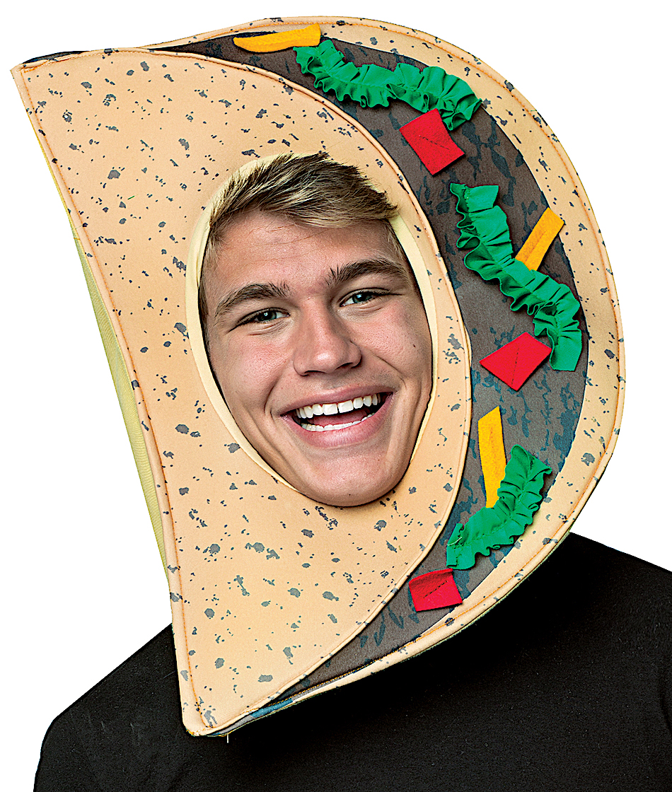 Food Hat - Taco Headpiece - NOVELTY HATS WITCH HATS