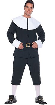 Pilgrim Man Costume - THANKSGIVING COSTUMES