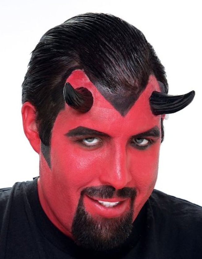 Fake Horns - Demon Creature Horns - Glue On Horns - PROSTHETIC HORNS ...
