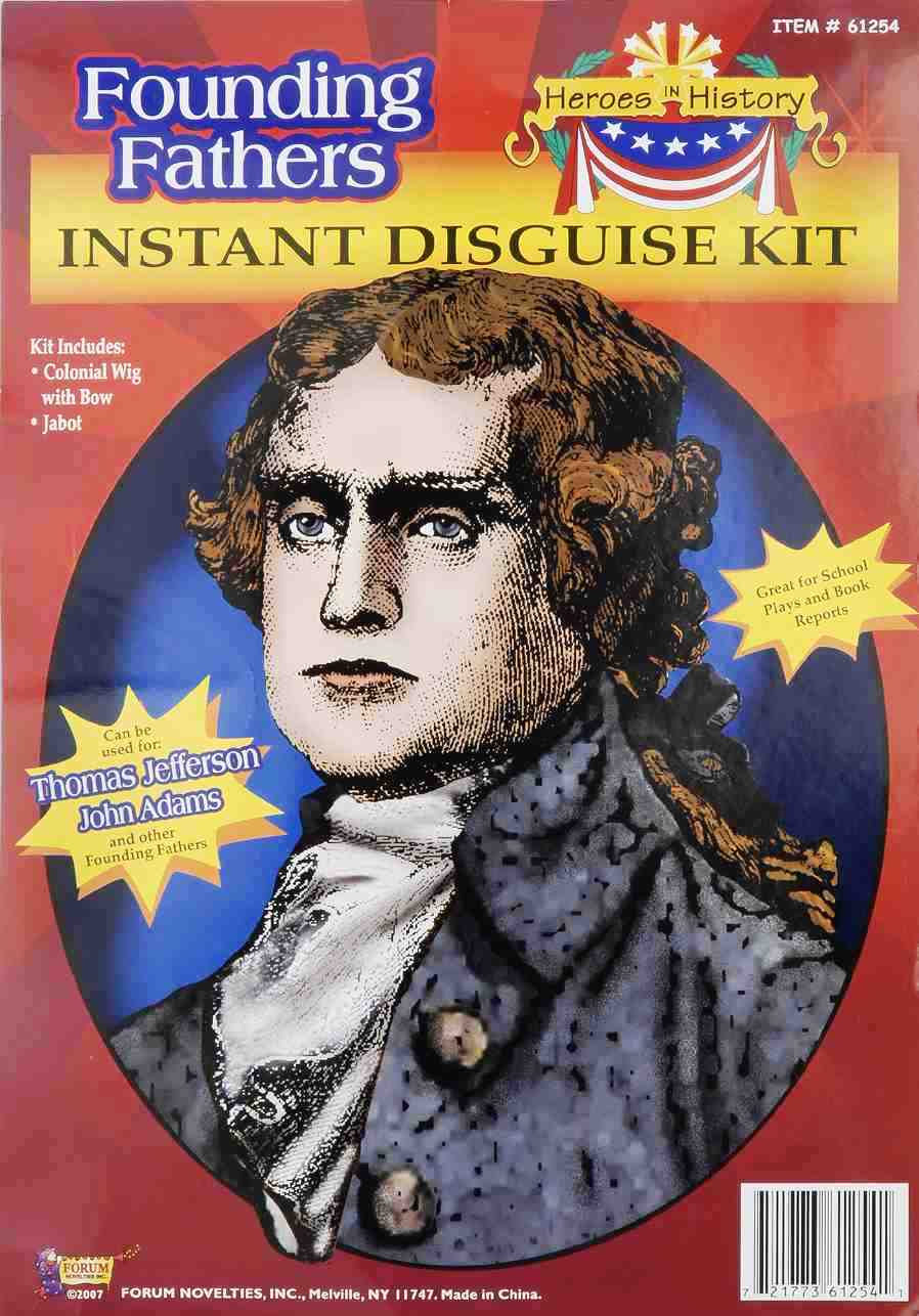 Founding Fathers Costume Kit - Thomas Jefferson Kit - COSTUME KITS AND ...