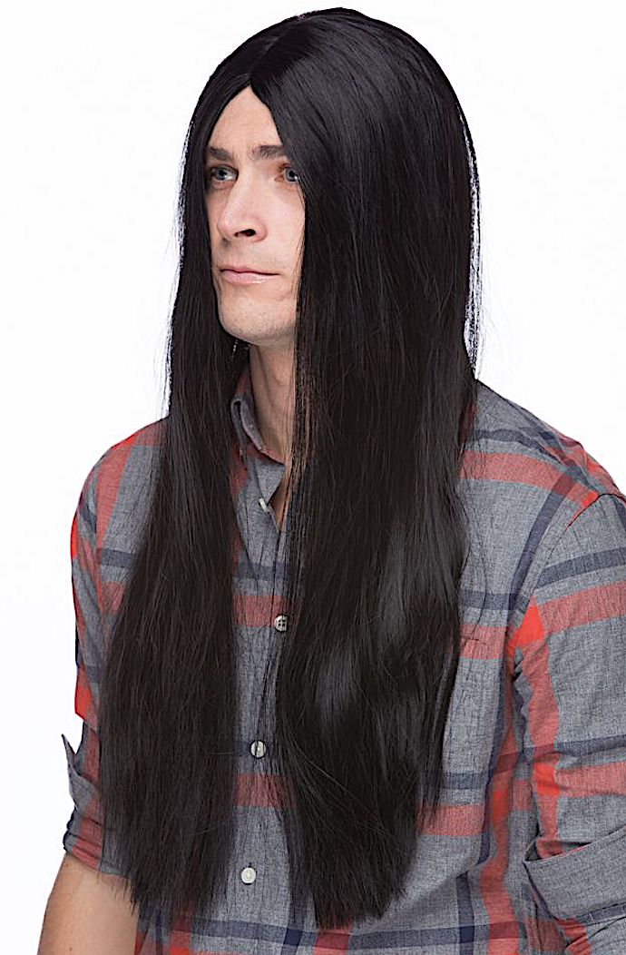Men's Long Wig - Unisex 23" Parted Wig - THEATRICAL WIGS MEN'S COSTUME ...