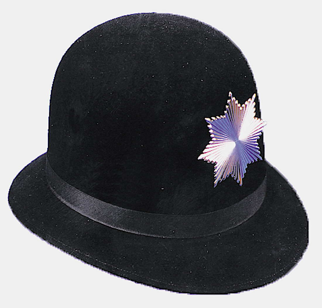 Men's Hat - Keystone Cop / English Bobby Hat - MEN'S HATS PERIOD, FORMAL