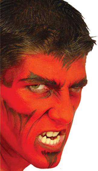 Devil Face Paint For Men