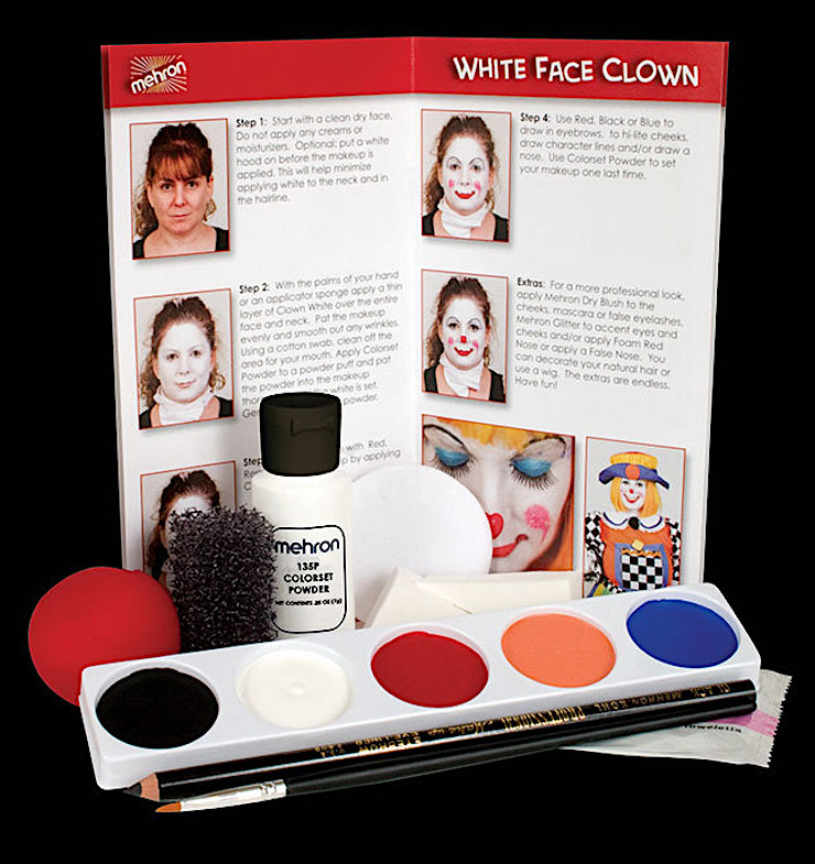 Cream Makeup Kit - Clown Character Makeup - MAKEUP KITS CHARACTER ...