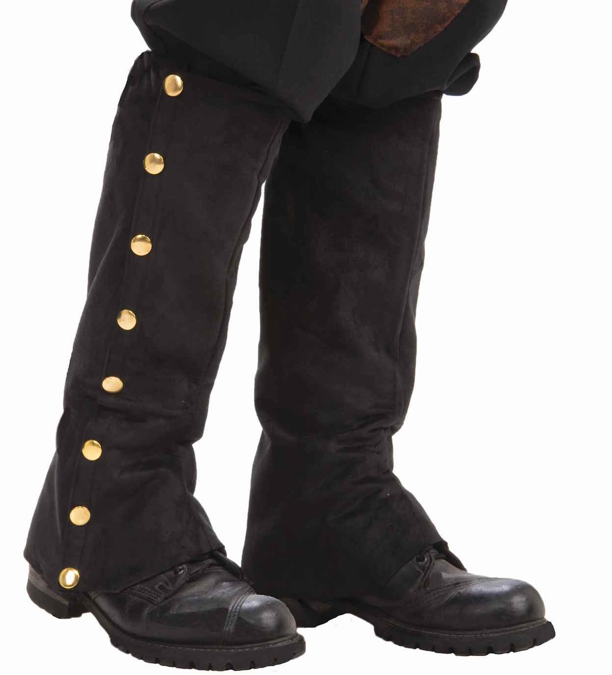 Steampunk Style Spats - Black or Brown - MEN'S SHOES & BOOTS - SPATS ...