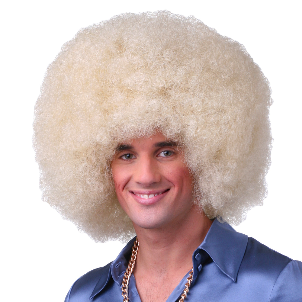 Unisex Afro Wig - Jumbo Afro - Asst Colors - THEATRICAL WIGS MEN'S ...