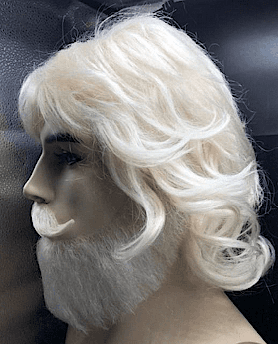 Matching Yak Hair Santa Wig - THEATRICAL WIGS MEN'S COSTUME WIGS ...