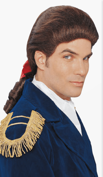 Man's Colonial Wig - Ponytail Wig - Asst Colors - THEATRICAL WIGS MEN'S ...