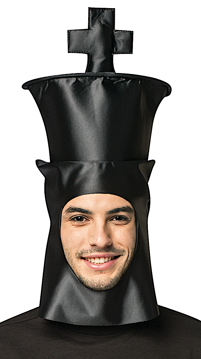 Chess Piece Hat -Chess King Headpiece - NOVELTY HATS WITCH HATS