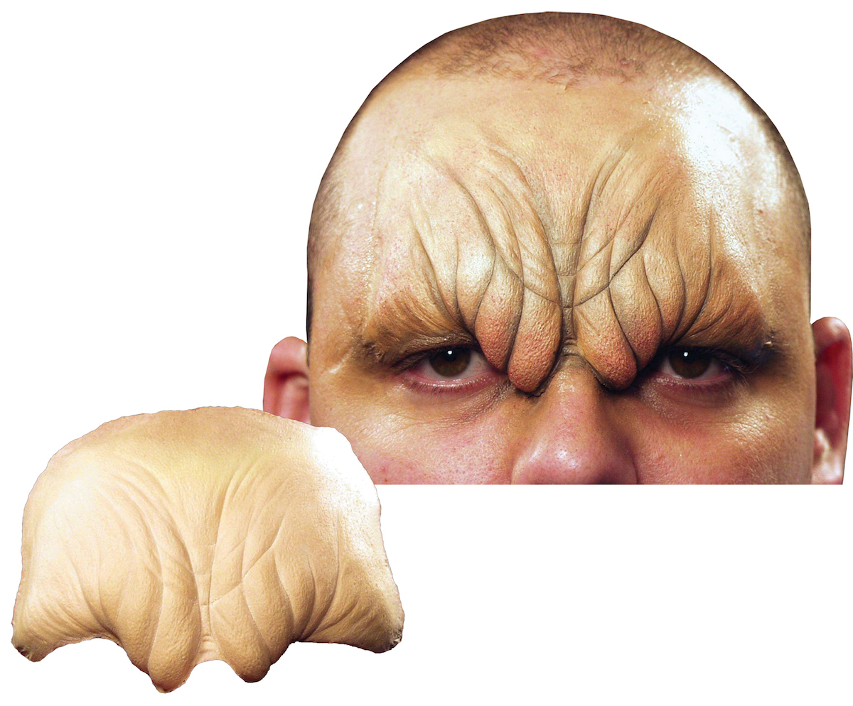 Foam Latex Prosthetic - Vampire or Beast Brow - BALD CAPS FAKE CHINS ...