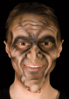 Large Witch Chin - Glue On - BALD CAPS FAKE CHINS FOREHEAD PIECES