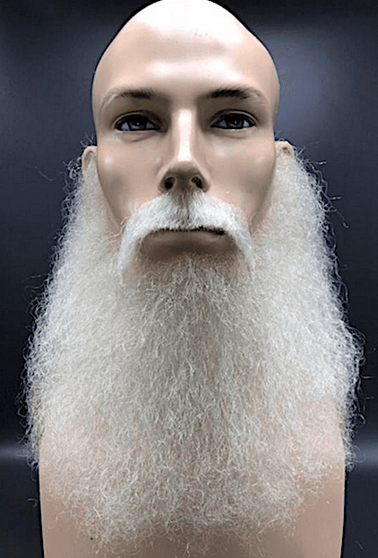 Santa Beard Set - Medium Traditional Style - SANTA BEARDS and MUSTACHE SETS
