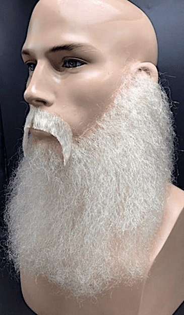 Santa Beard Set - Medium Traditional Style - SANTA BEARDS and MUSTACHE SETS