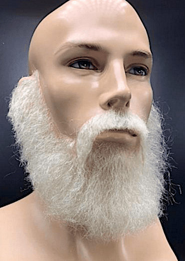 Santa Beard Set - Short Traditional Set - SANTA BEARDS and MUSTACHE SETS